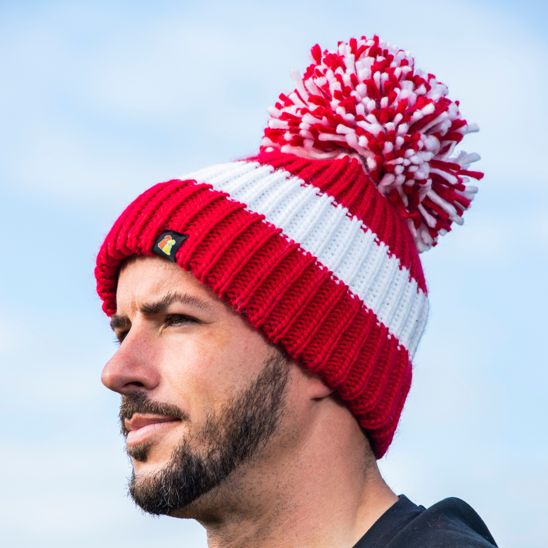Woolly Wally | Red Bobble Hat | Big Bobble Hats – Big Bobble Hats Ltd