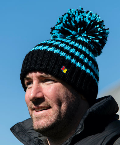 Frozen Wasp | Blue Bobble Hat | Big Bobble Hats – Big Bobble Hats Ltd